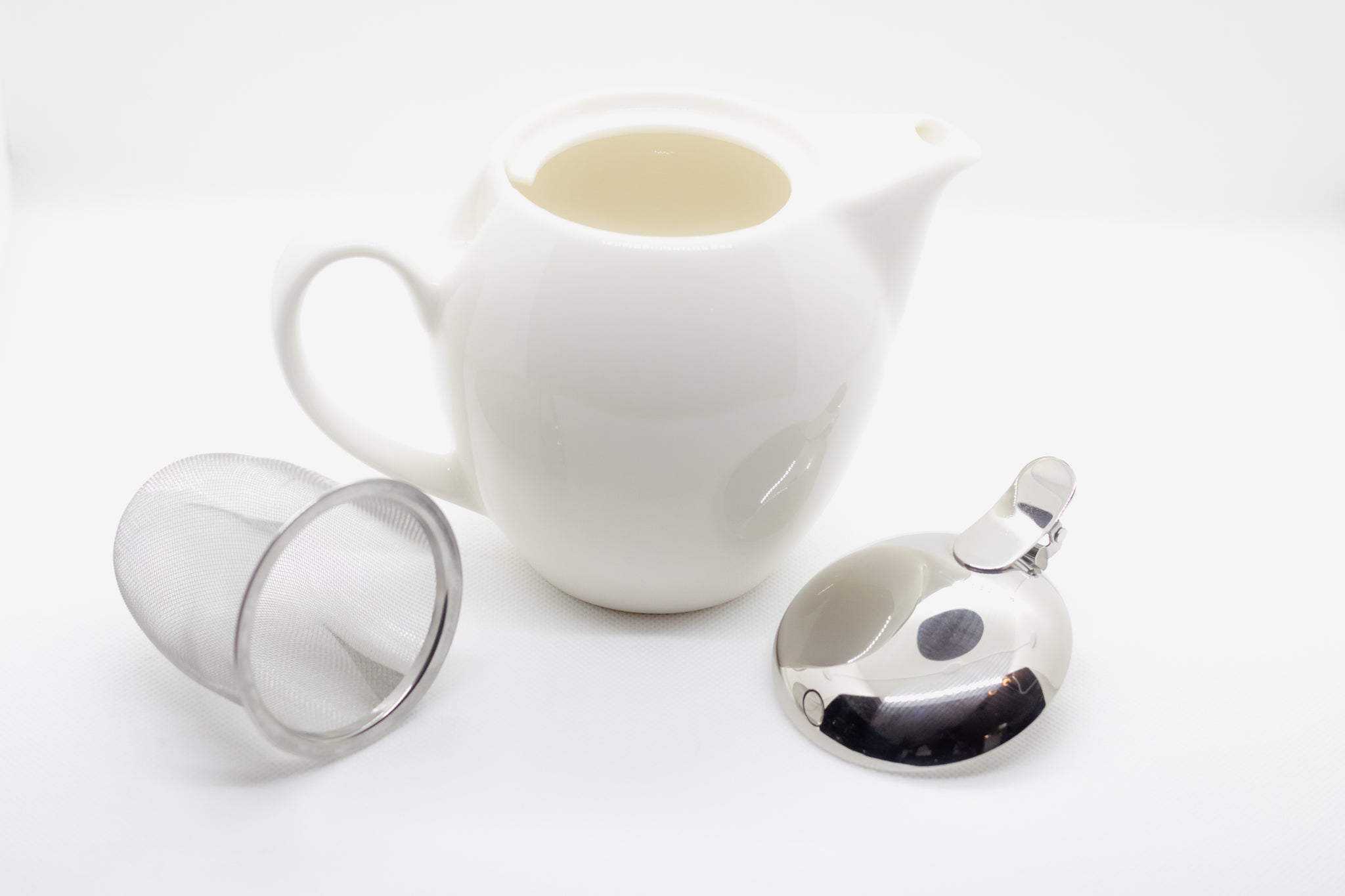 The Gourd Teapot - Winter White – TeaLight Teas